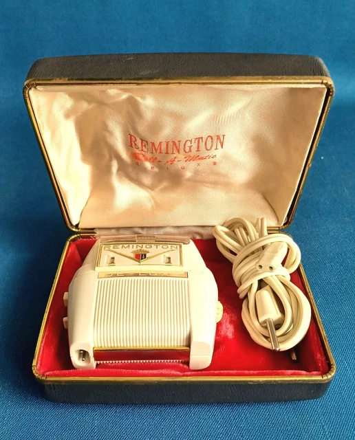 REMINGTON ELEKTRO-RASIERER ROLL-A-MATIC DE LUXE mit Schatulle von 1959 EUR 13,99 - PicClick DE